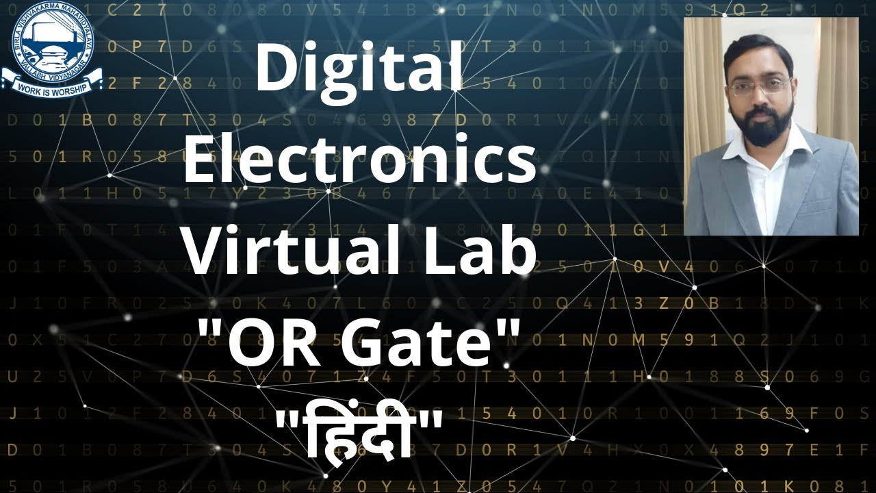 Digital Electronics Virtual Lab by IITR || OR Gate Simulation || Prof ...
