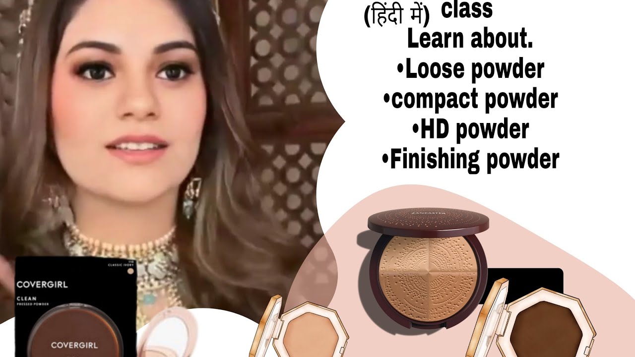 Professional makeup class Day 4 /Loose powder,compact Powder HD powder ...