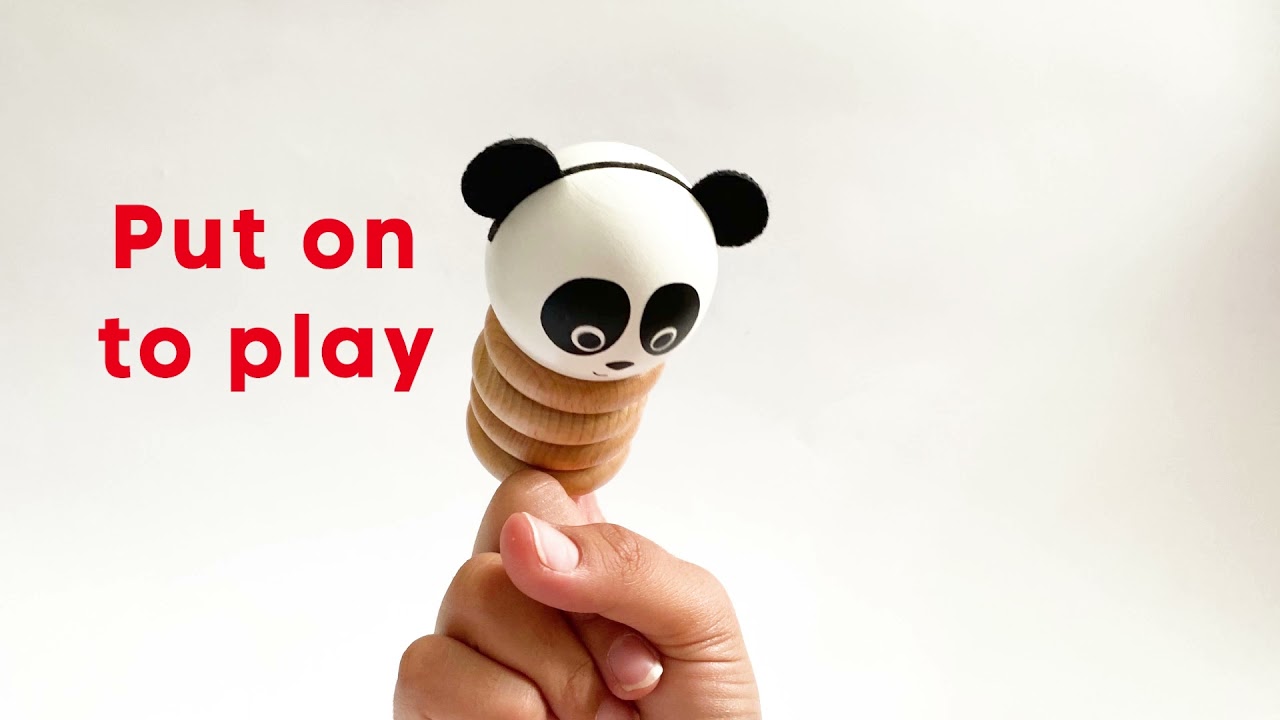 RaTaToy Panda - Teething Rattle Toy - YouTube