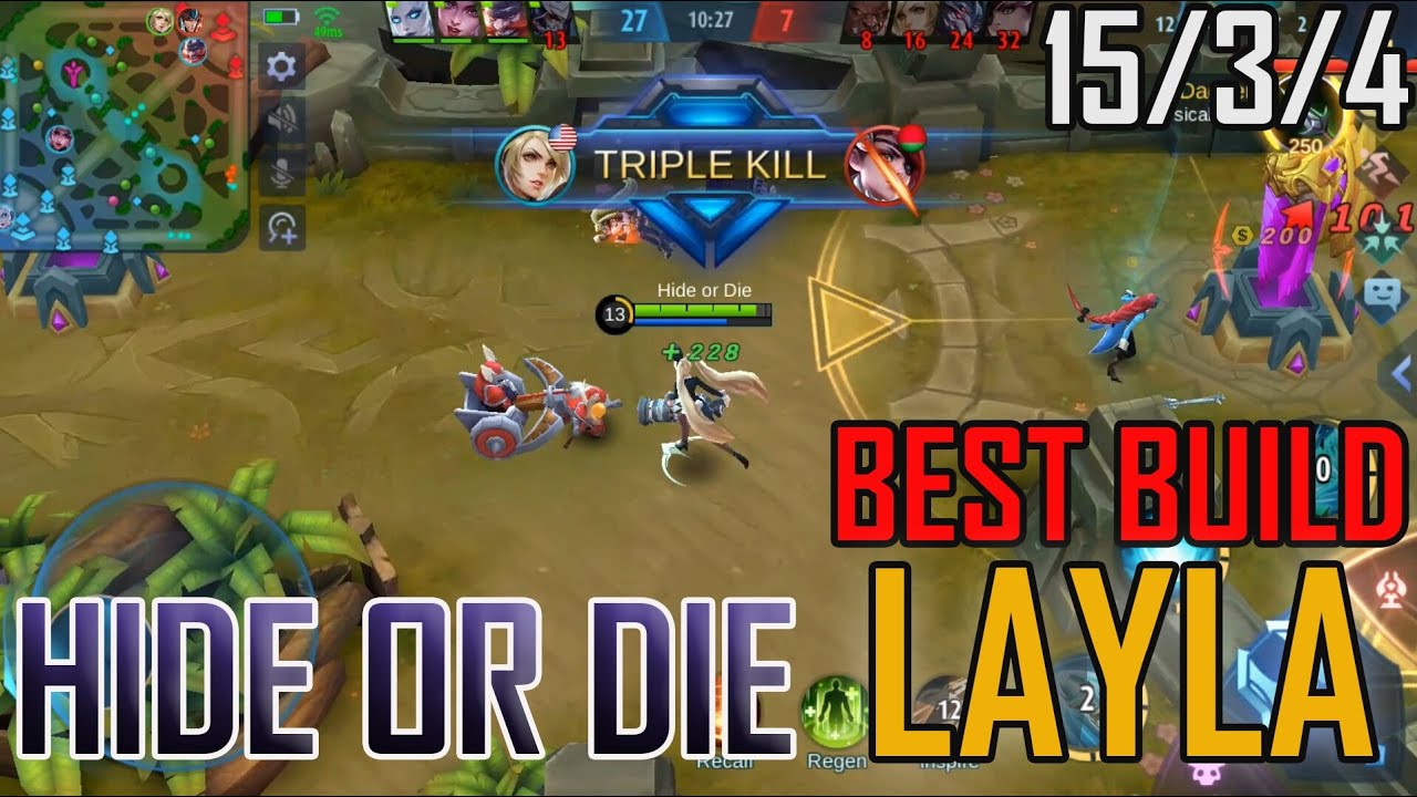 Mobile Legends Layla Best Build - Road To Epic #3 - YouTube