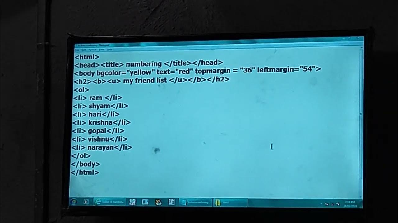notepad (Html) #2 - YouTube