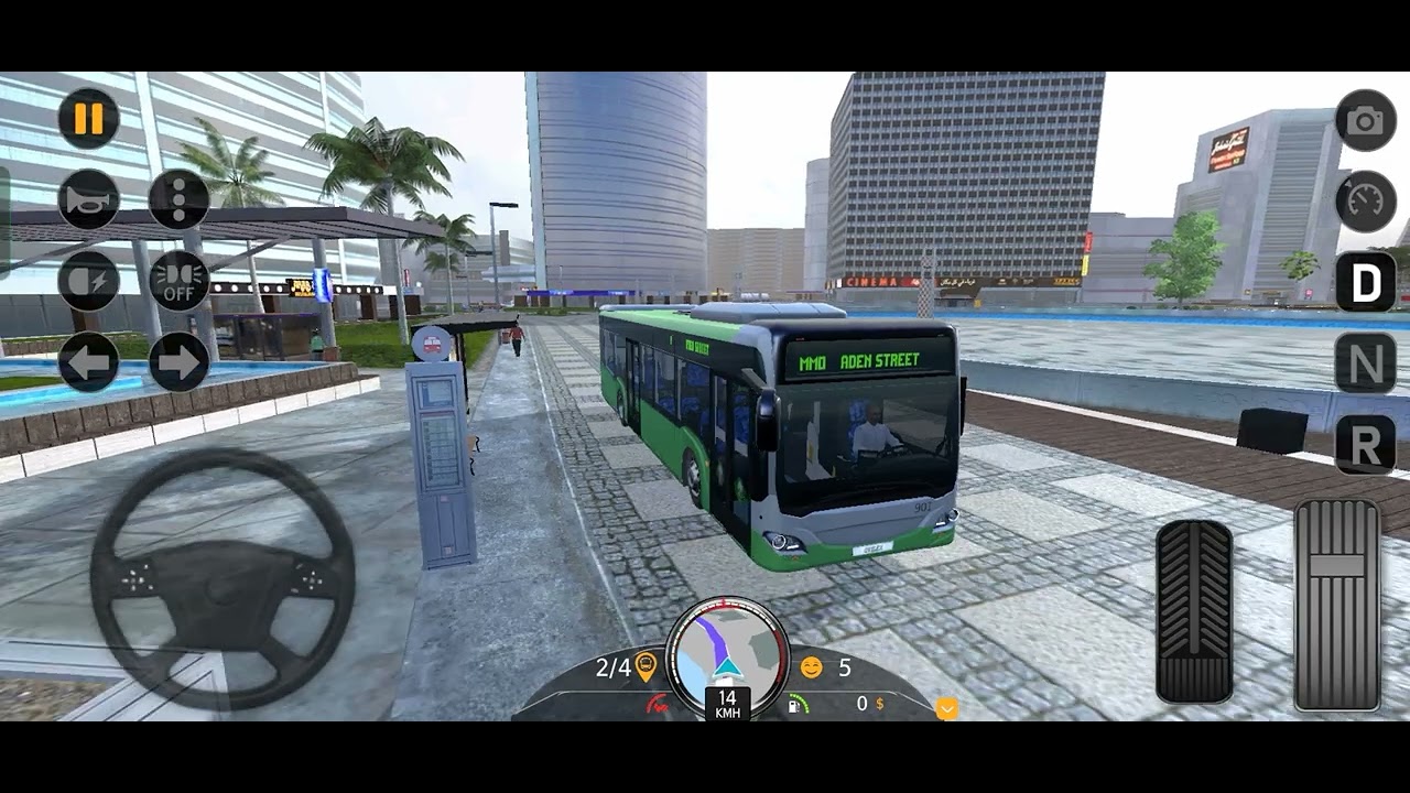 Bus Simulator 2023 : DUBAI Map - Route 3 Gameplay FPP - YouTube