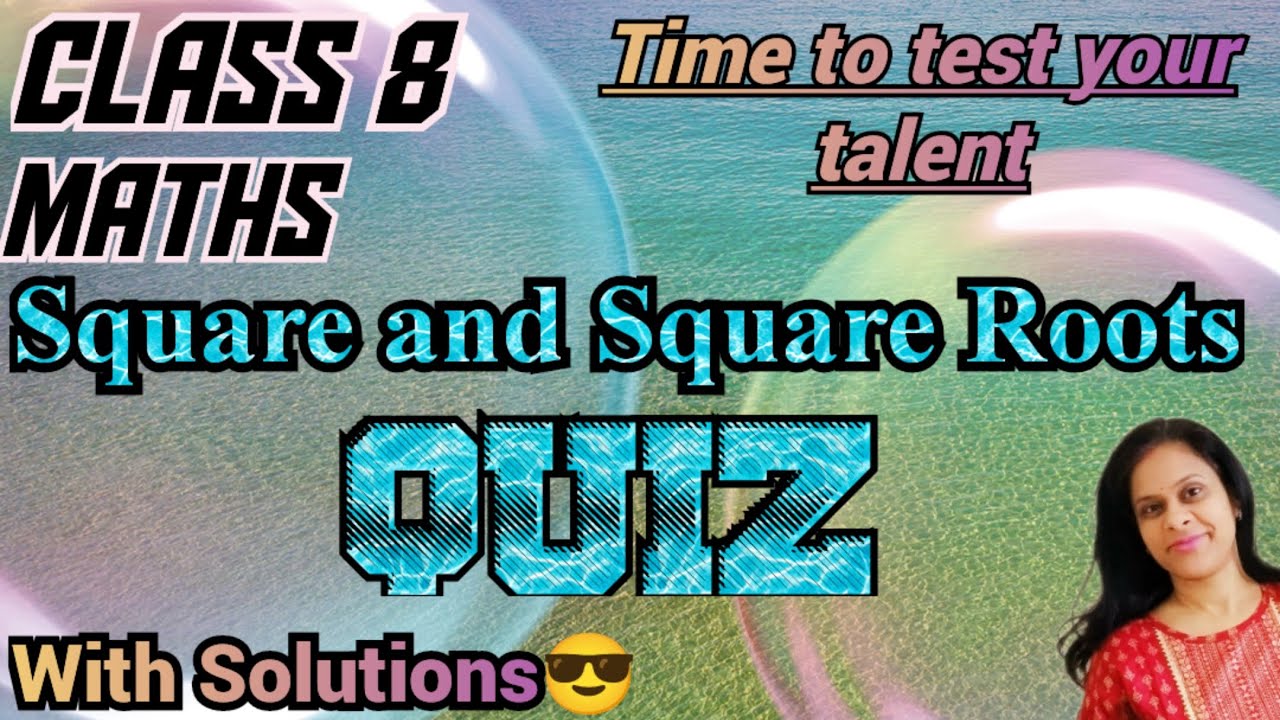 Square and square roots class 8/ extra questions with solutions🤓 ...