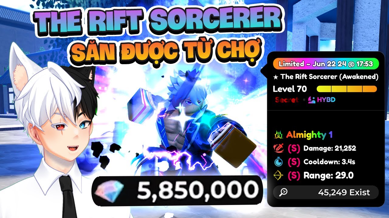 Tôi Đã Săn Được The Rift Sorcerer Cựu Top 1 Server Từ Chợ Trong Anime ...