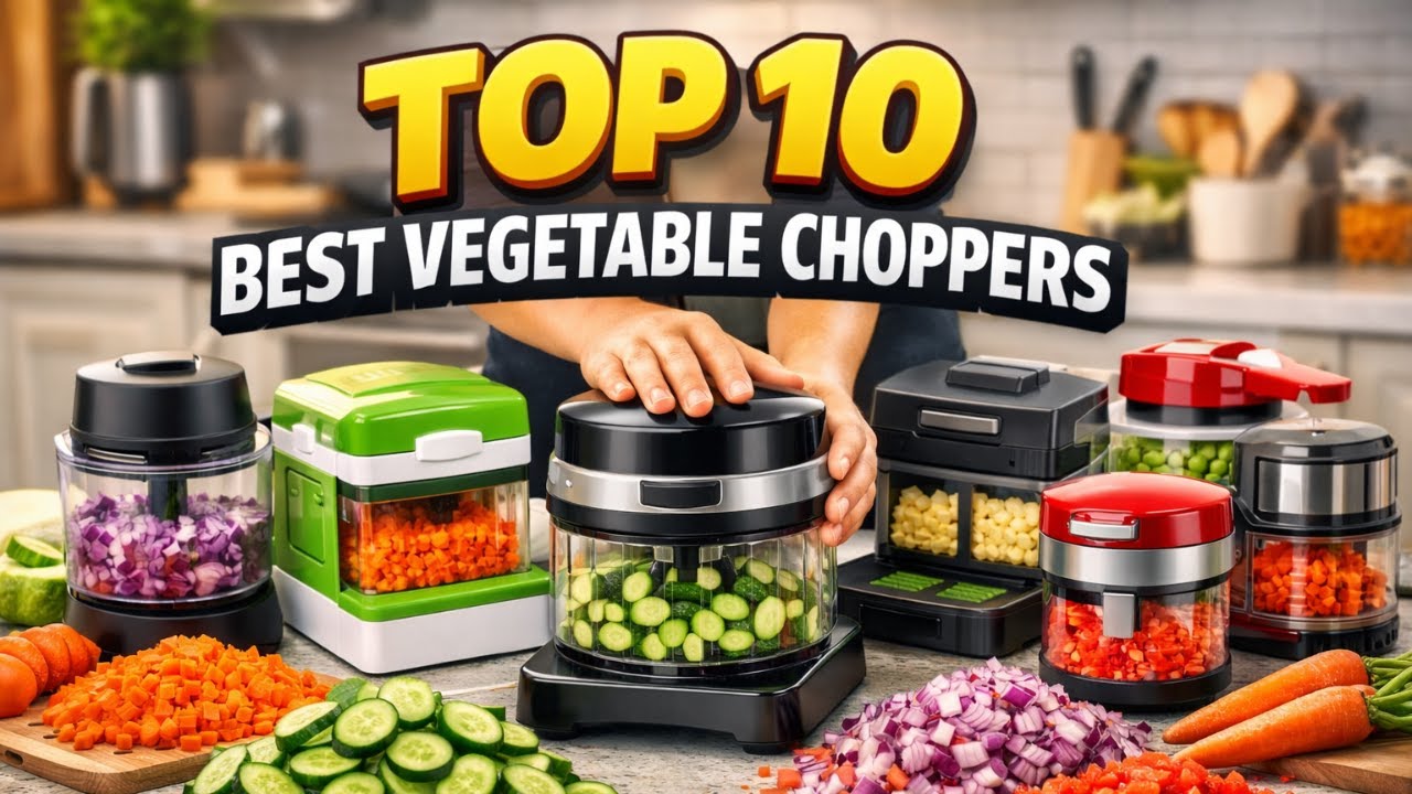 Top 10 Best Vegetable Choppers – Chop Veggies Fast & Easy! - YouTube