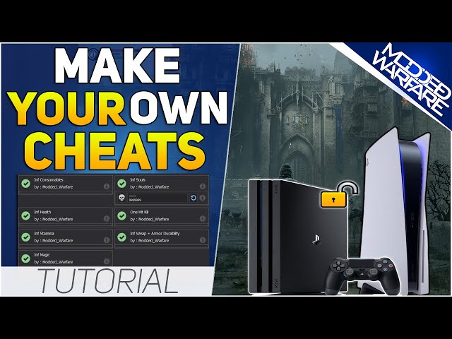 How to Make your own PS4 PS5 Game Cheats