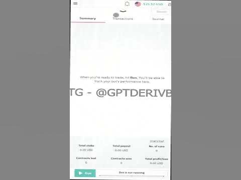 🤖 ChatGPT AI Bot 2024 - Deriv No Loss Binary Digits Trading Bot Real Account #shorts #derivbot ...