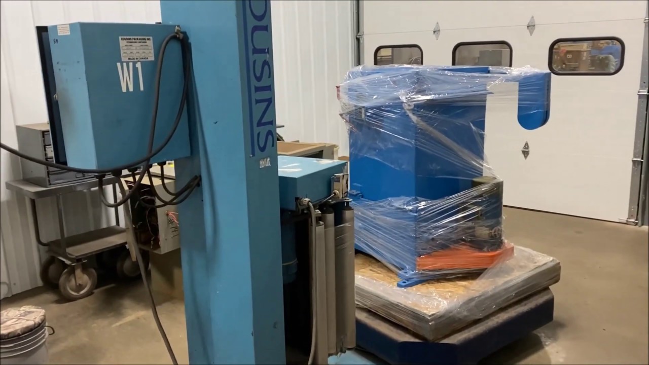 Cousins HP2100 Stretch Wrapper MH2225 - YouTube