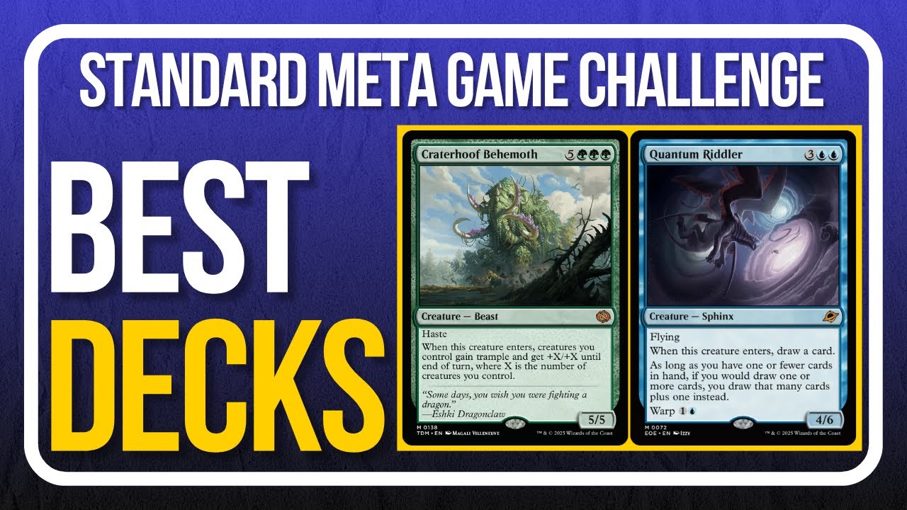 BEST Decks to DOMINATE the MTG Arena Standard Meta Game Challenge - YouTube