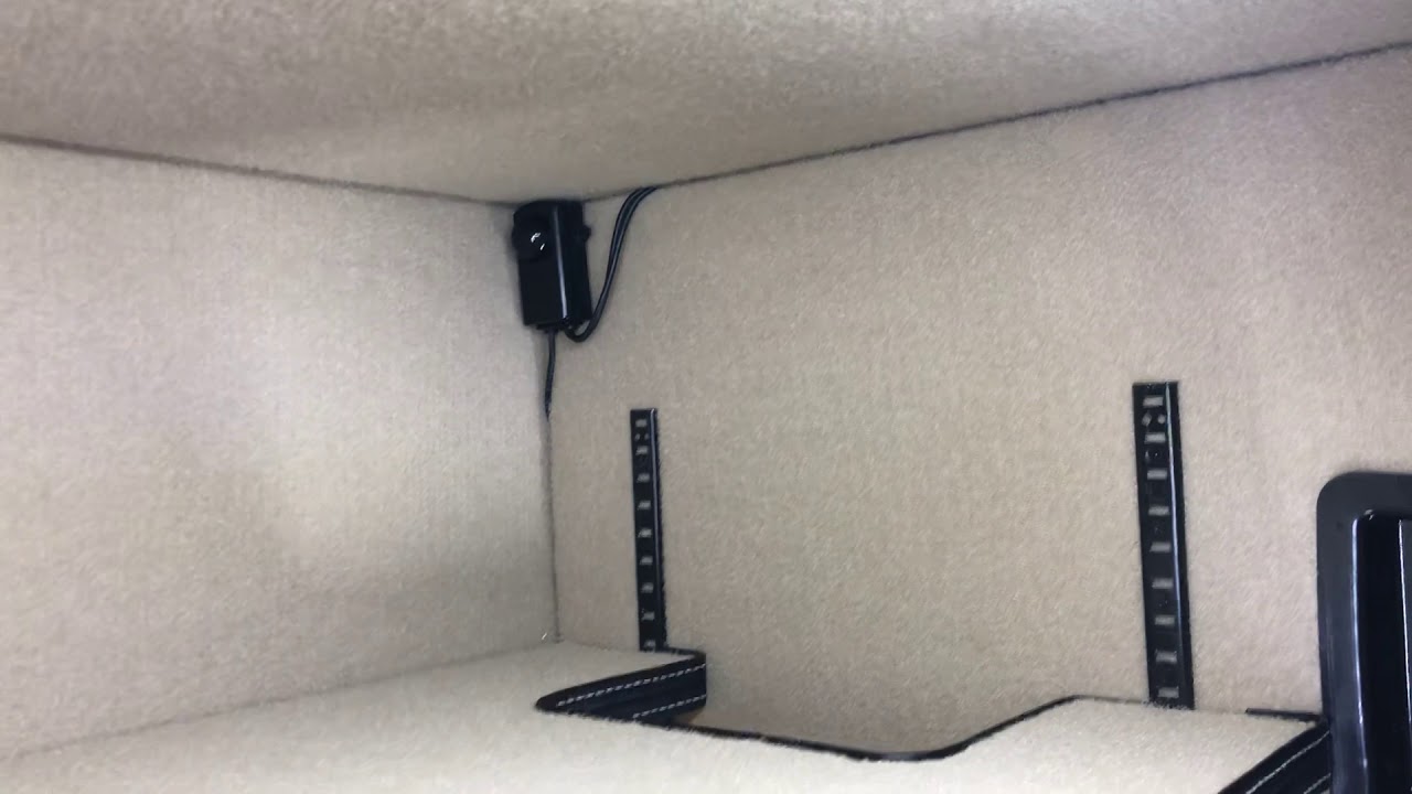 Liberty Safe Clearview LED Lights Install - YouTube