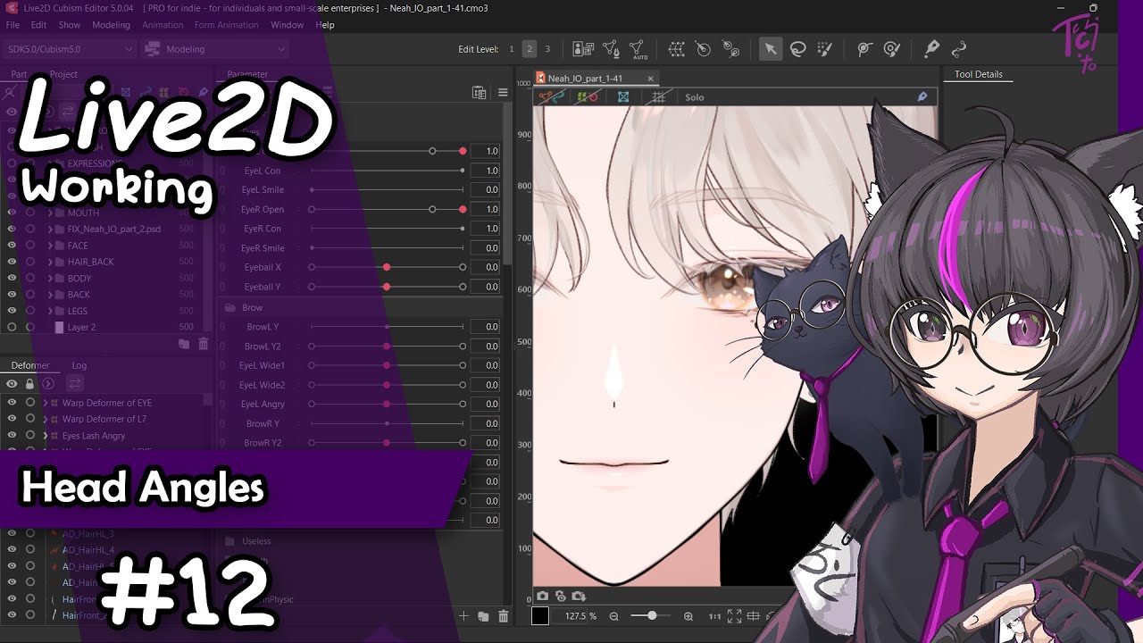 Live2D 】Head Angles #12 | NEAH | - YouTube