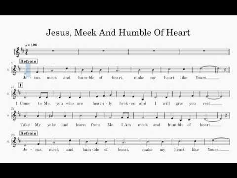 Jesus, Meek And Humble Of Heart (Soprano Part) - YouTube