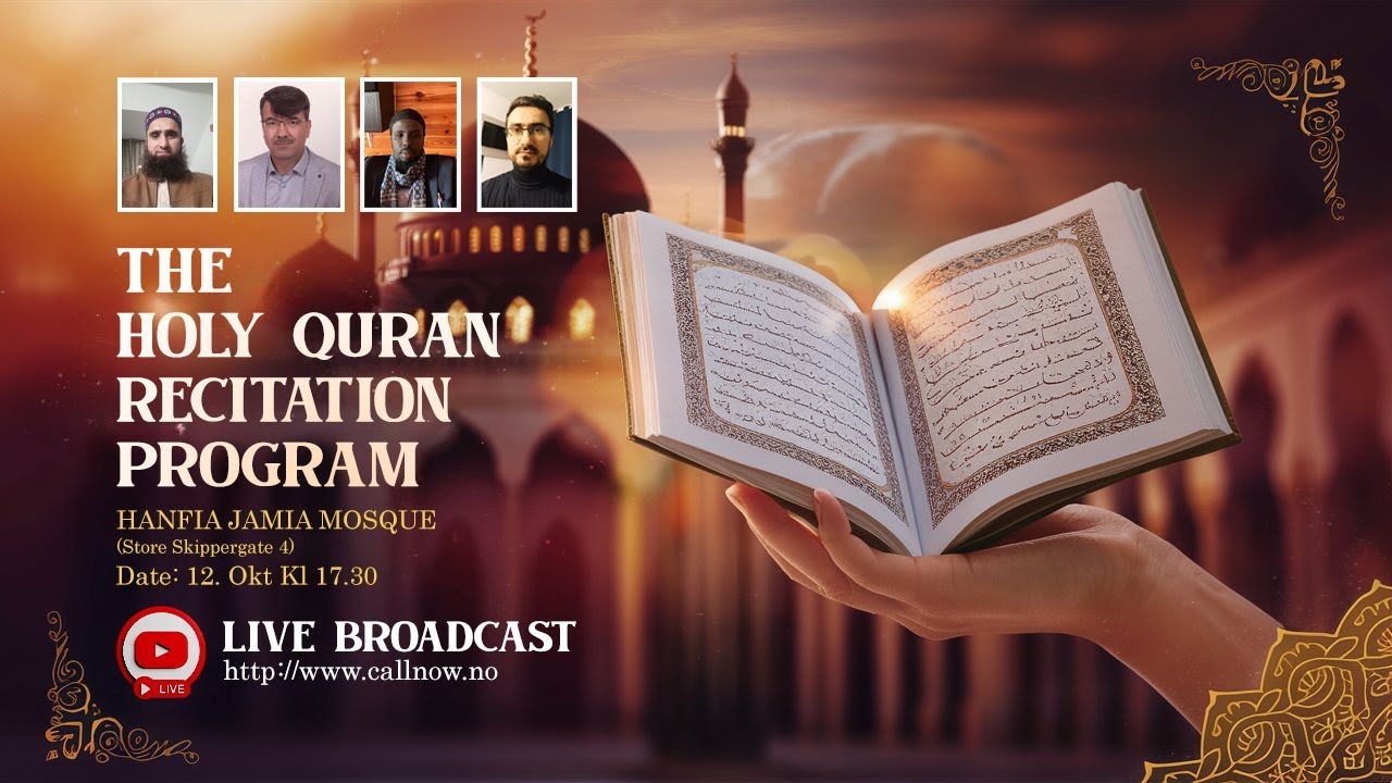 Quran Program Jamia Mosqe 12.10.24 - YouTube