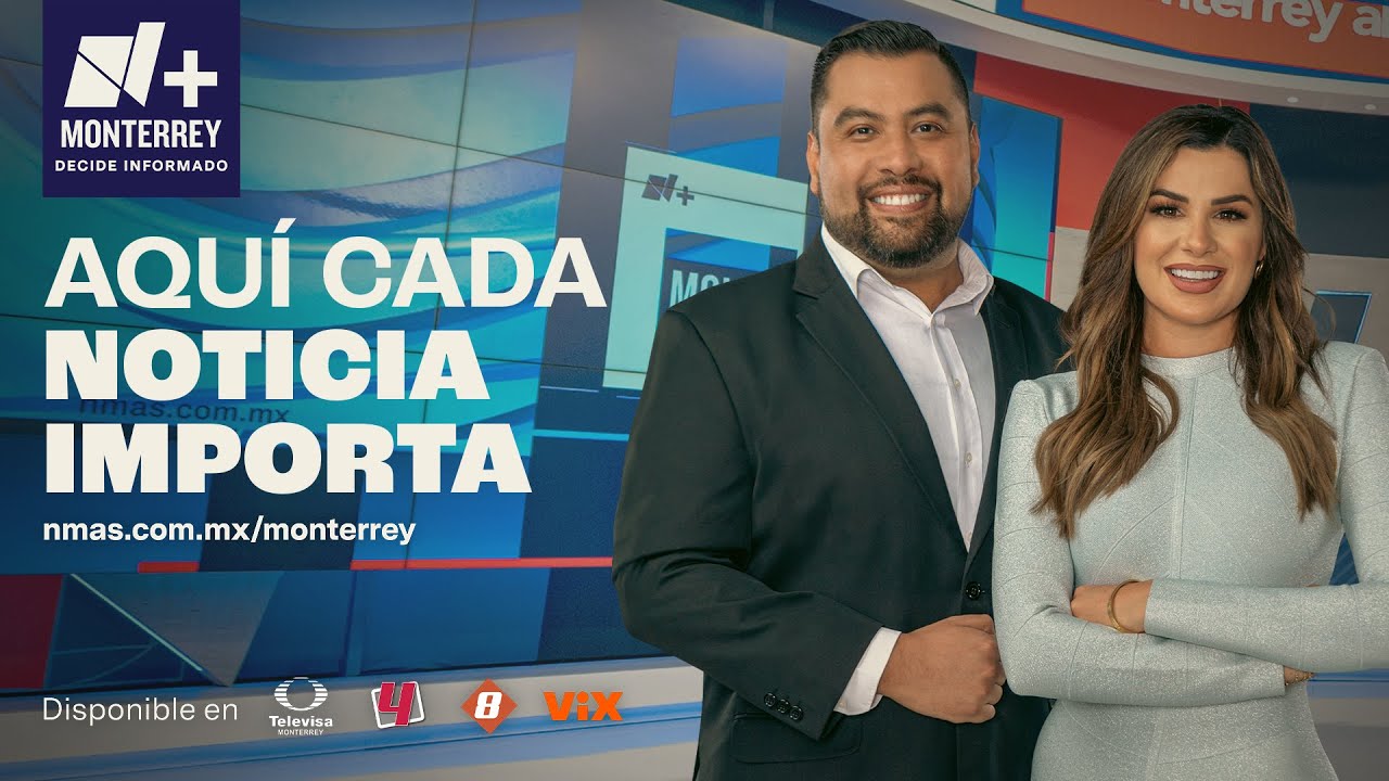 Las Noticias Nmás Monterrey con Hugo Aranda y Paola Tanguma Domingo 18 ...