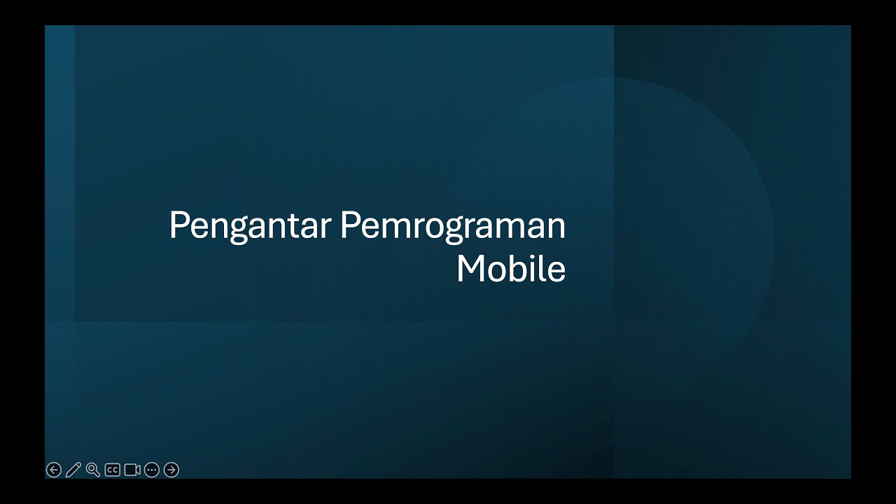 Pengantar Pemrograman Mobile - YouTube
