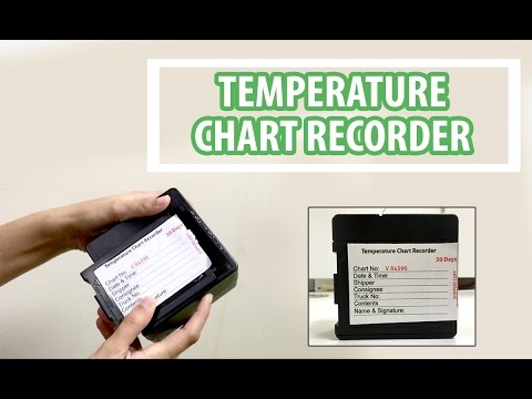 Temperature paper chart recorder for transportation of Medicine, Food ...