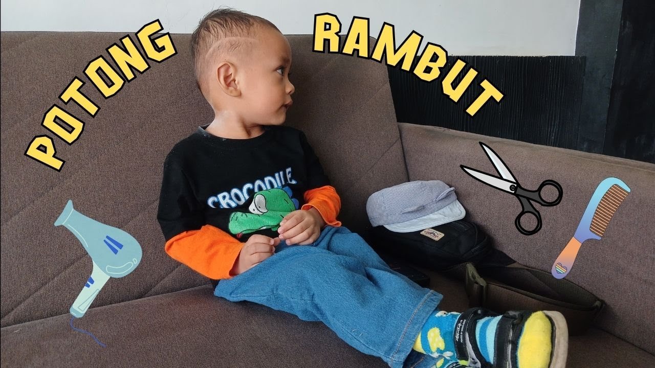 Adik Ditto Potong Rambut Di Barber Shop Potong Rambut Model Burst Fade Ala Ala 😅 Youtube