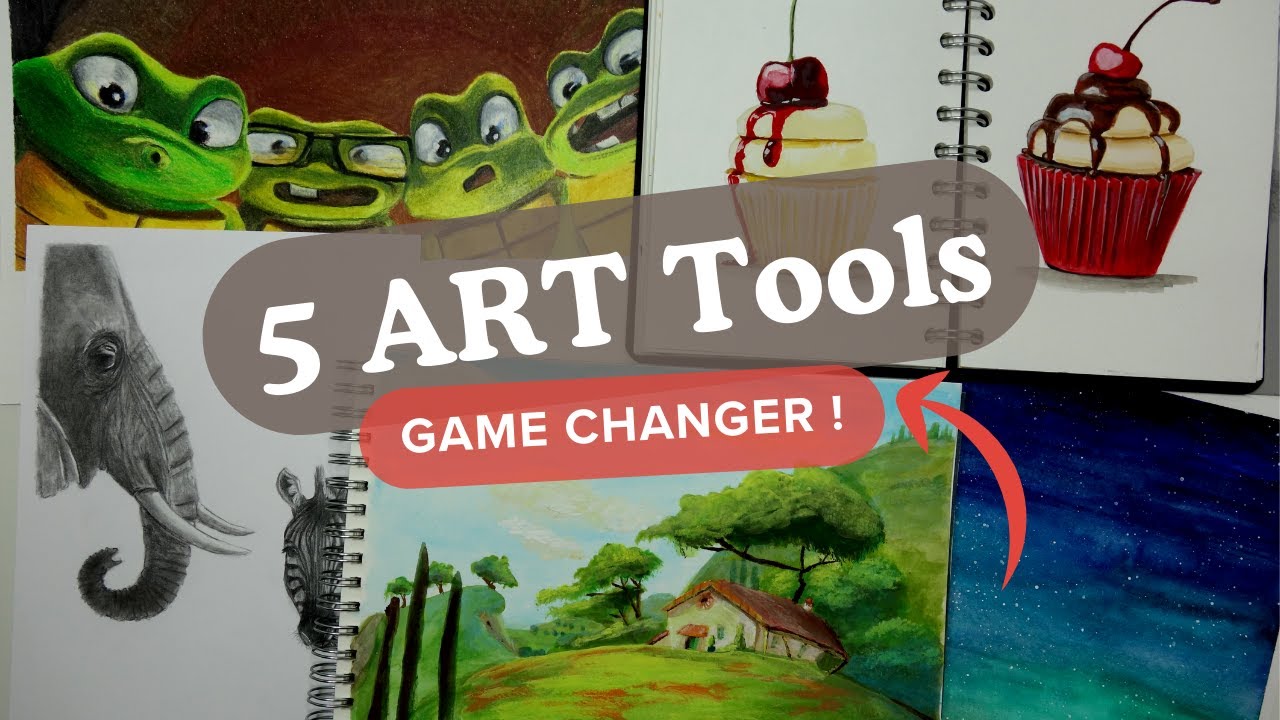 5 TOOLS to IMPROVE your ART - #arttools #artsupplies #arttipsandtricks ...