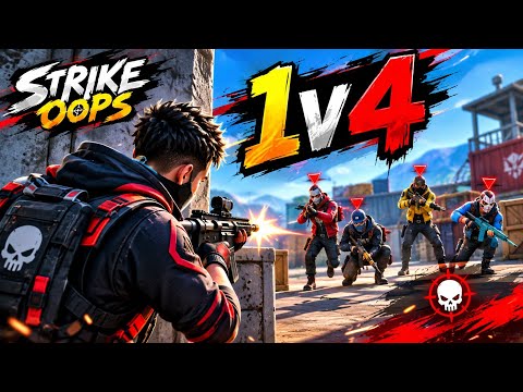 I playing .strike oops. game 1vs4 clutch very crazy #gameplay 
