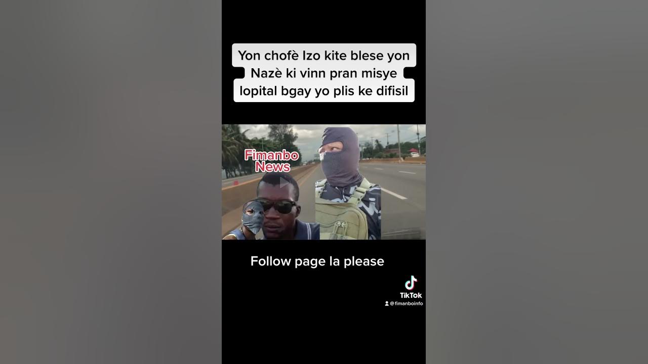 Yon moun ki rele Nazert nan Hinche ki kouri sove yon chofè IZo 5 seconde kite blese lopital ...