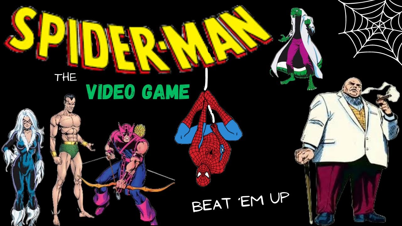 🕷Spider-Man: The Video Game (1991) Arcade Beat 'em Up #marvel # ...