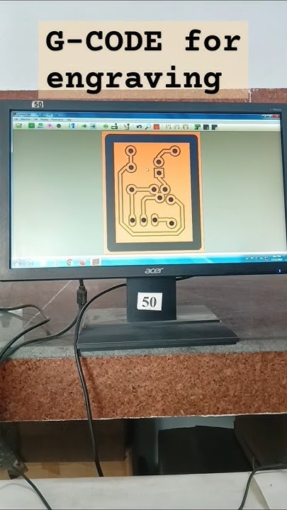 How to generate G-Code for engraving using copper cam,#short - YouTube