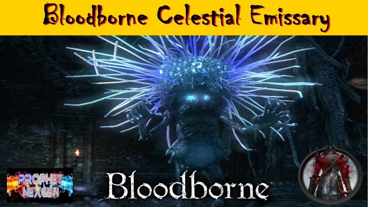 Bloodborne - Celestial Emissary Boss - YouTube