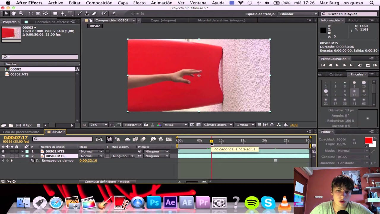 Tutorial After Effects 3: Máscaras de video, croma, y como atravesar ...