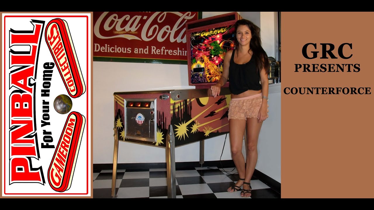 COUNTERFORCE Pinball Machine ~ GRC Blurry Potato Archive Gameplay - YouTube