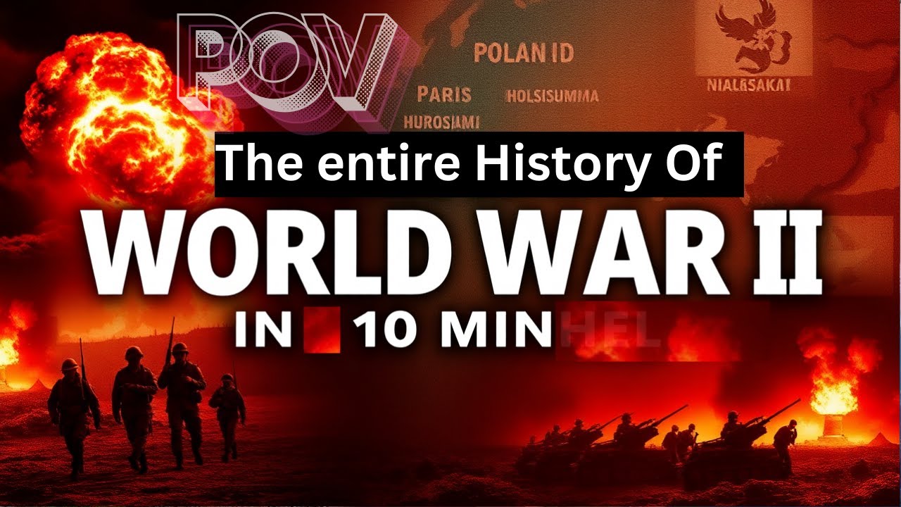 🌍 The ENTIRE History of World War II IN A NUTSHELL ⚔️ | 10-Minute Blitz ...