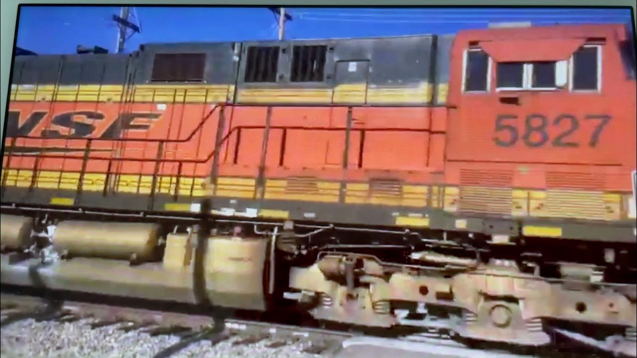 Bnsf 5827 new horn - YouTube