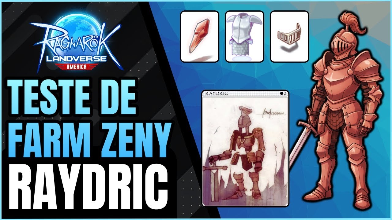 Raydric é o Melhor Farm? 💸 Teste Completo com Venda de Drops - Ragnarok ...