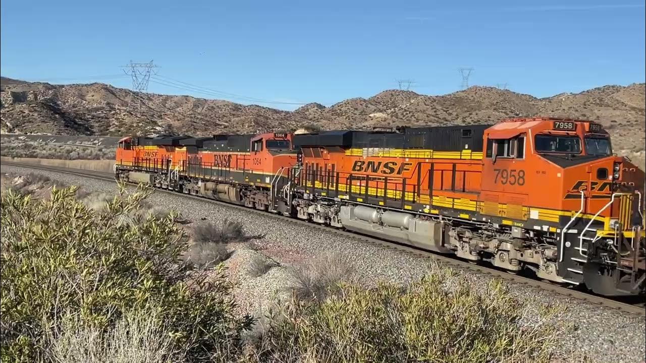 Just Over Cajon Pass Railway Summit at Silverwood! Two Awesome Trains Start Their Westward ...