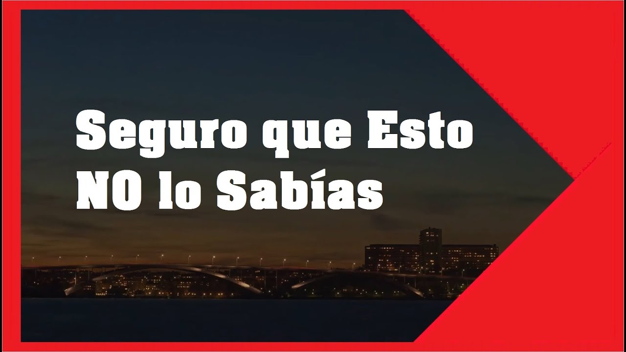 #122 Seguro que Esto NO lo Sabías - YouTube