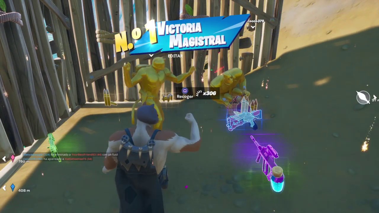 FORTNITE VICTORIA MAGISTRAL - 25 KILLS (audio sin editar) - YouTube