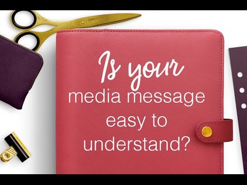 Is your media message easy to understand? - YouTube