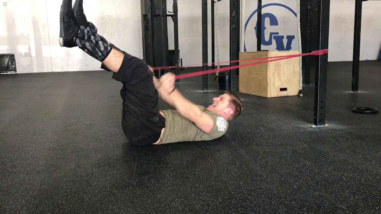 Dead Bug Overhead Pull - YouTube