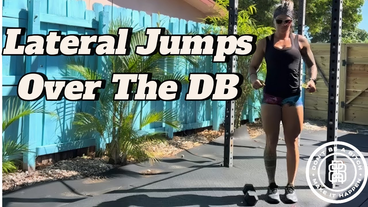 Lateral Jumps Over The DB - YouTube