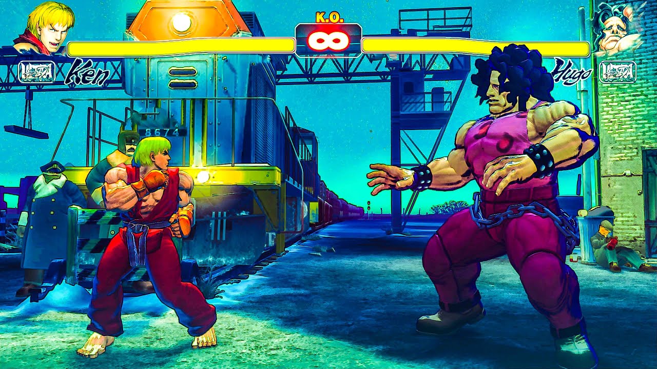 Ultra Street Fighter 4 | Ken vs Hugo | PC Gameplay 4K #usf4 - YouTube
