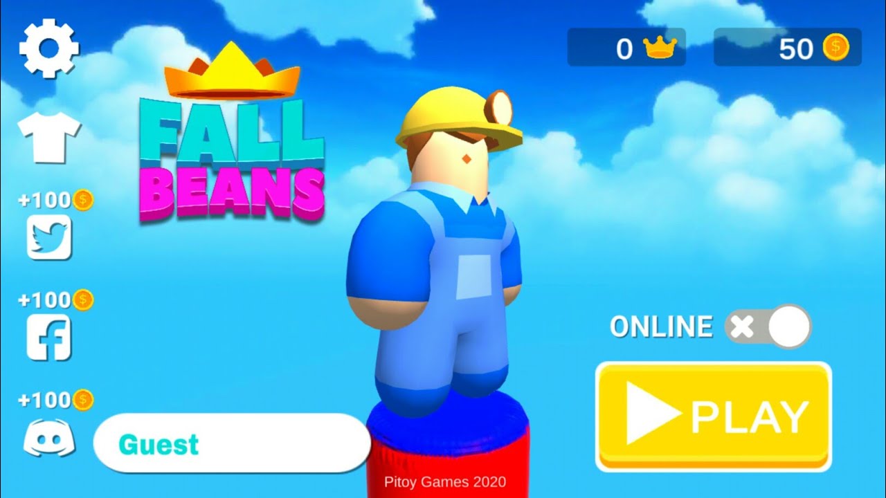 Fall Beans Online Multiplayer Party Race Android Gameplay - YouTube