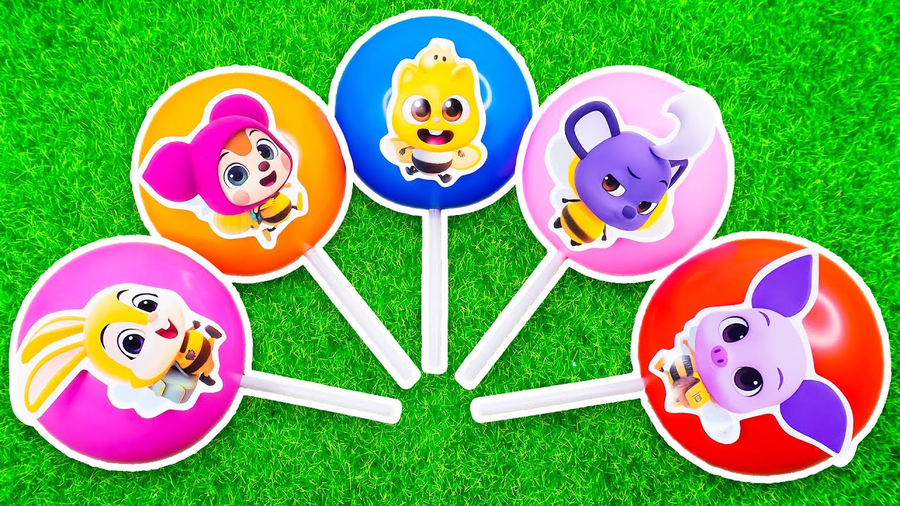 Some Lot's of BIG Candy Shop lollipops | Cocomelon Hogi Ninimo Jeni ...