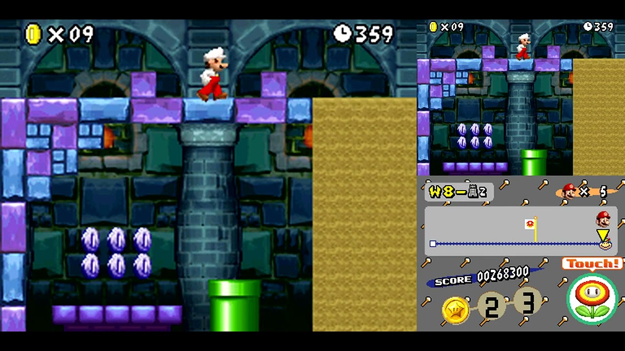 [hack] New Super Mario Bros. Adventure × Castlevania - YouTube
