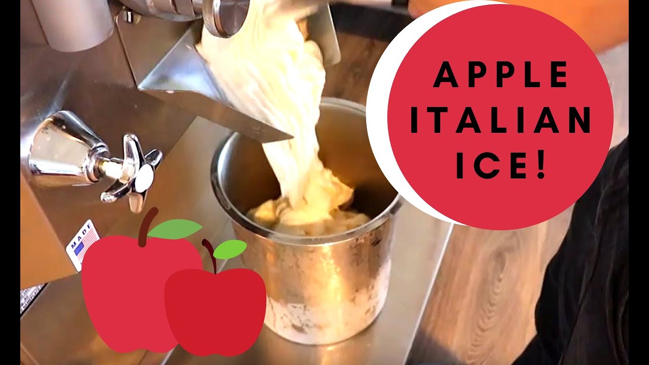 Delicious Apple Italian Ice with Electro Freeze! - YouTube