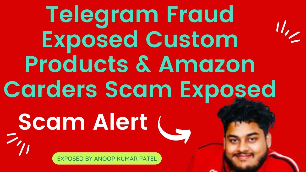 Telegram Fraud Exposed I Custom Products & Amazon Carders Scam - YouTube