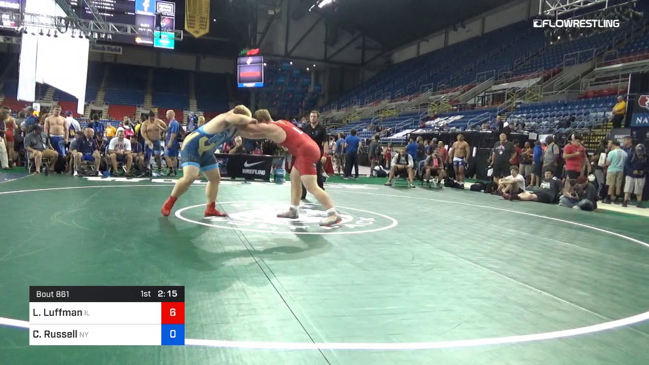 285 Lbs Rnd Of 64 Luke Luffman Illinois Vs Camrin Russell New York ...