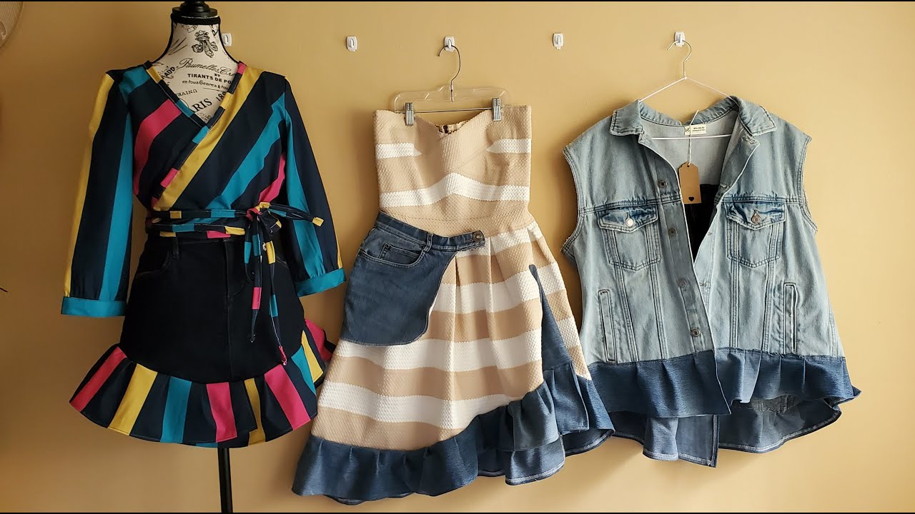 REPAIRING CLOTHES by RESTYLING - YouTube