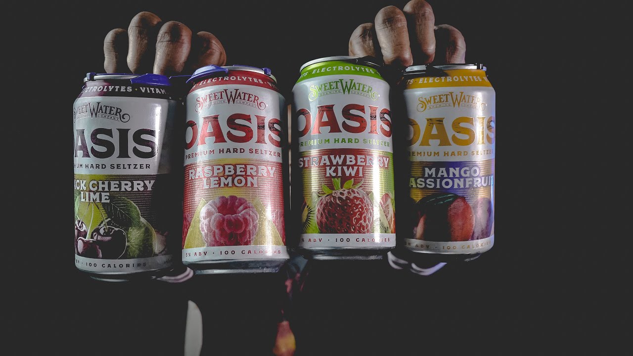 SweetWater Brewing "Oasis" HaRD Seltzer | Most Healthy Alcohol Beverage ...
