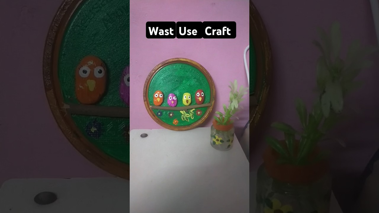 wast use craft idea#diy#craft #shots - YouTube