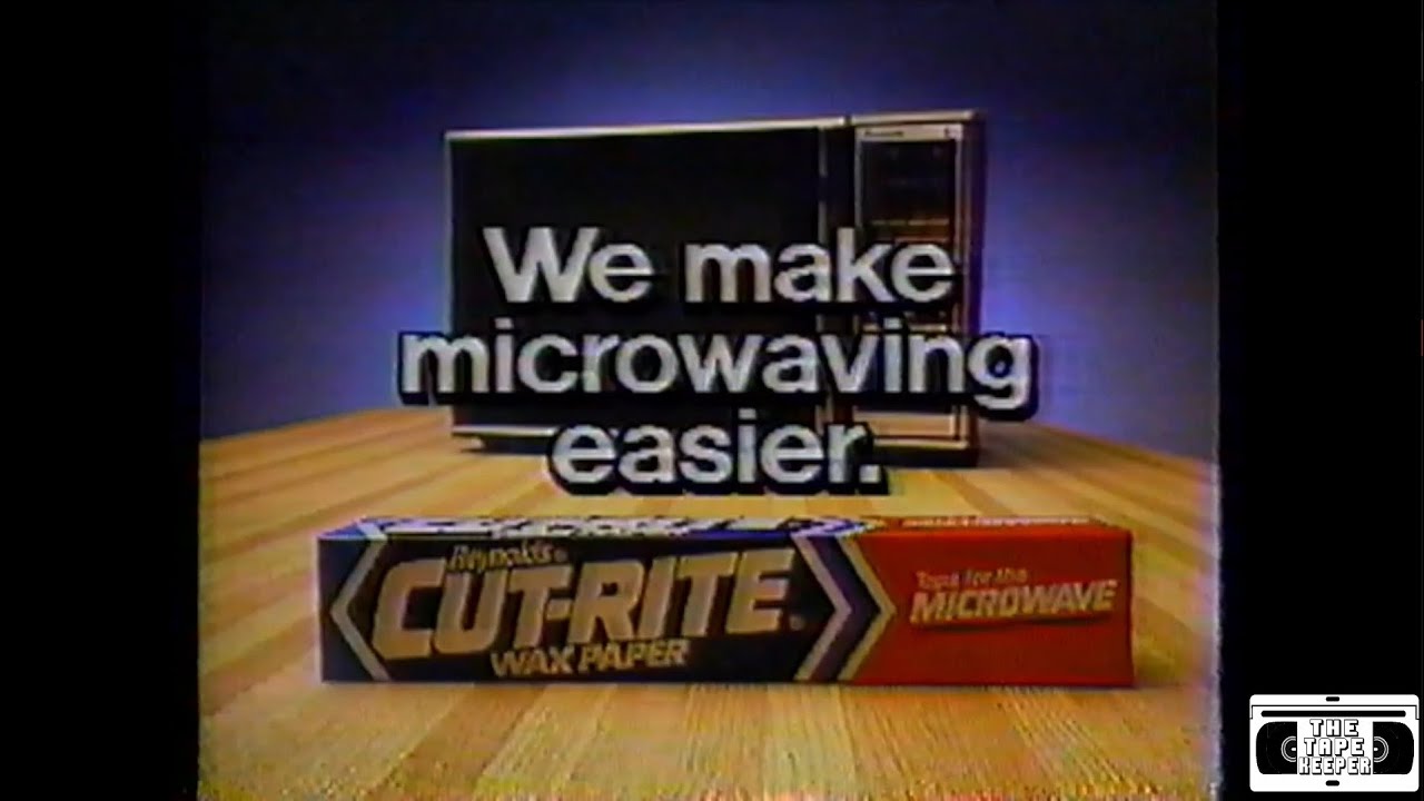 Cut Rite Wax Paper Commercial - 1988 - YouTube