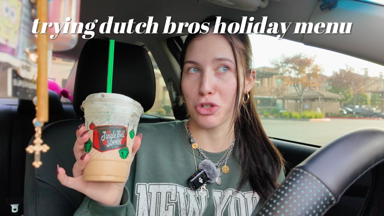 vlogmas day 15: TRYING DUTCH BROS SEASONAL DRINKS ☕️ | new dutch bro ...